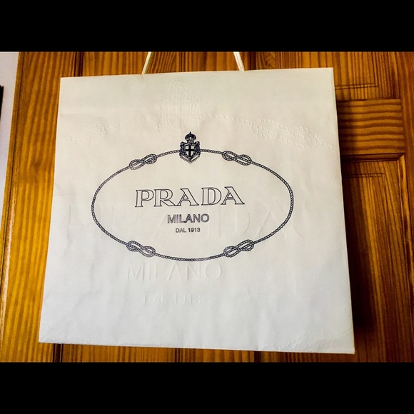 Prada | Bags | Prada Embossed Shopping Bagfrom Florence Italy | Poshmark